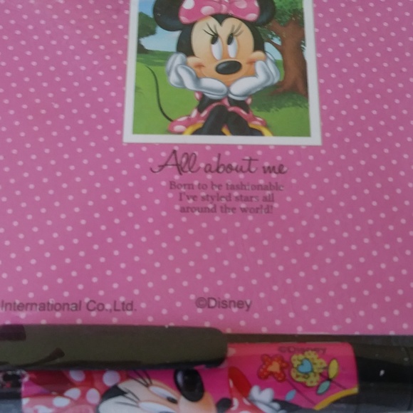 Accessories | Minnie Mouse Pink Autograph Book With Pen | Poshmark